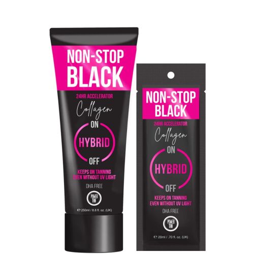 Power Tan Non-Stop Black Collagen Hybrid Accelerator 20ml | Tanning Ac